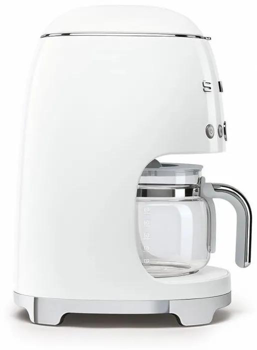 SMEG 50's Retro Style překapávač na kávu bílý, DCF02WHEU