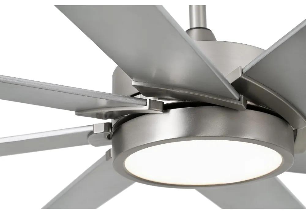 FARO CENTURY LED 33554 65“ matný nikl/šedá Reverzní stropní ventilátor