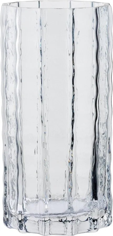 Šedá skleněná váza (výška 20 cm) – House Nordic