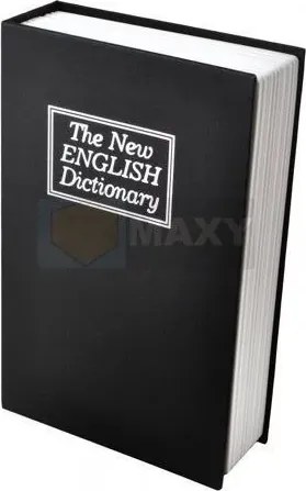 Bezpečný trezor ve tvaru knihy – schránka ukrytá v knize