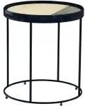 Danish style Konferenční stolek Germa, 47 cm, černá
