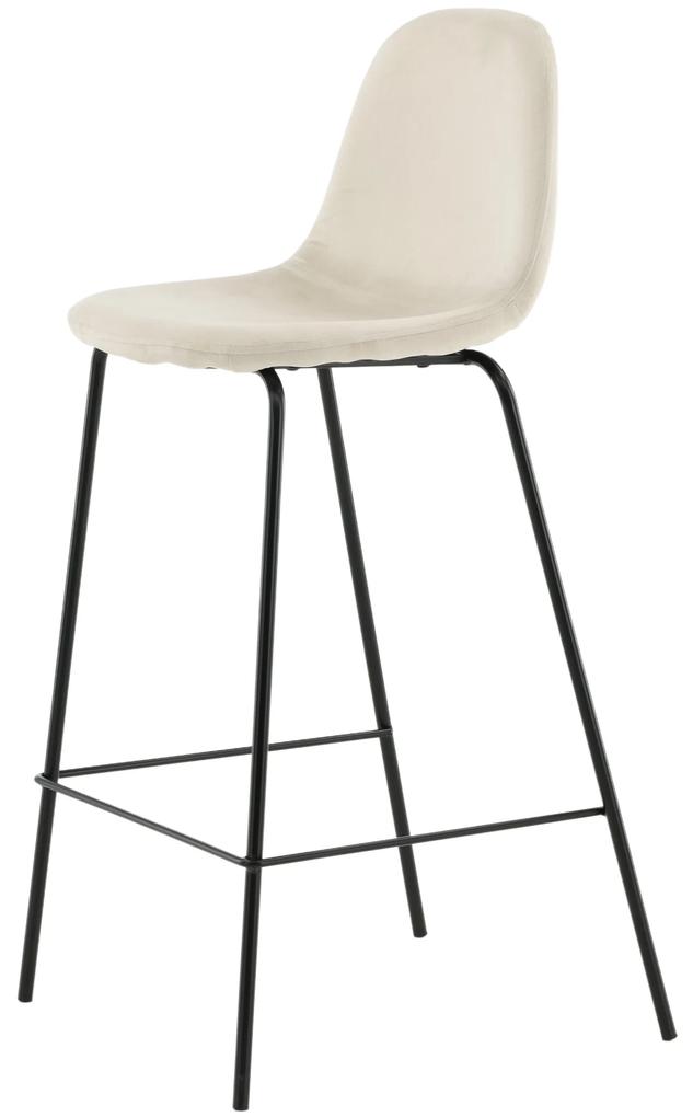 Barová židle Polar, 2ks, béžová, S41,5xD43xV105