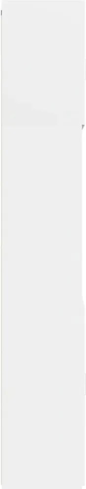 Skříň highboard bílá 80 x 42,5 x 249 cm kompozitní dřevo 3281357