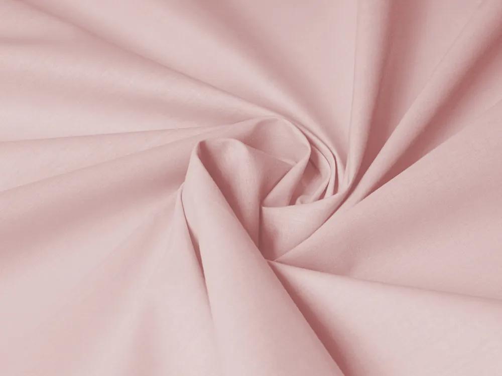 Biante Bavlněný povlak na polštář s lemem Torino TON-005 Světle růžový 50 x 50 cm