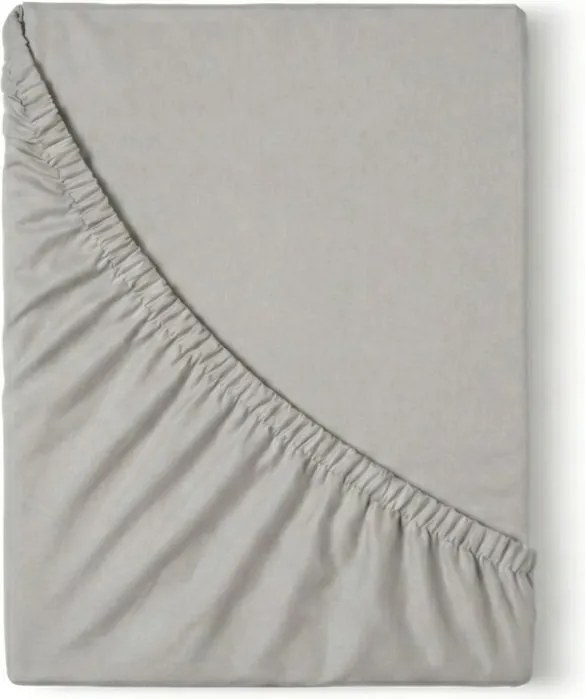 Kvalitex Jersey prostěradlo s lycrou světle šedé 160x200cm