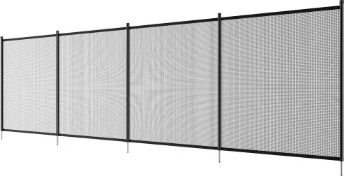 oplocení bazénu 1,22 × 14,63 m odnímatelné bazénové oplocení pro venkovní zapuštěné