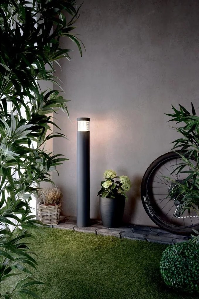 IMPR 733004 Sloupkové svítidlo Ortis 15W tmavě šedé IP54 - DEKOLIGHT