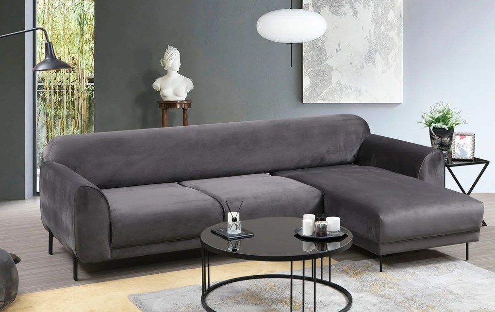 Hanah Home Pohovka IMAGE antracit pravý roh 560ARE1143