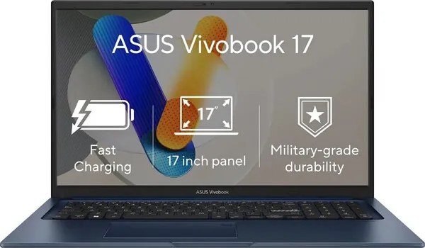 ASUS Vivobook 17 X1704VA-AU860W Modrá