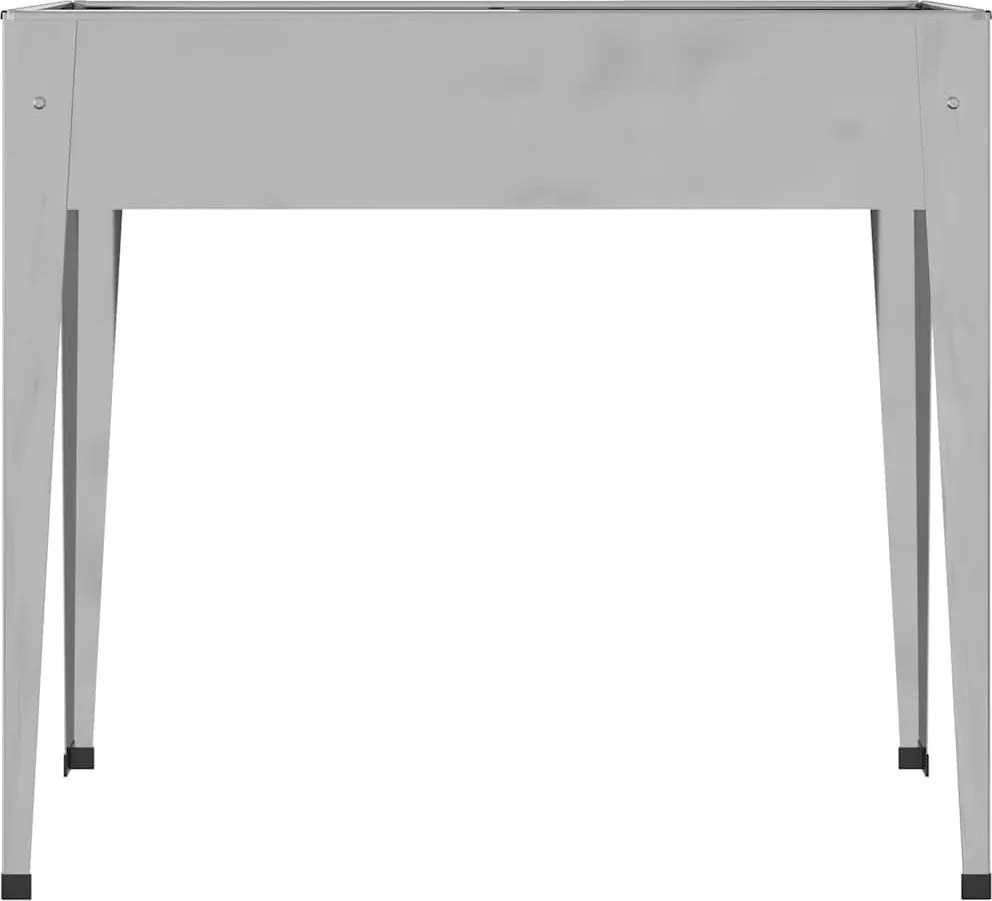 Zahradní truhlík 100,5 x 40,5 x 90 cm pozinkovaná ocel 152262
