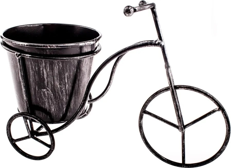 Květináč v kovovém stojanu Dakls Bicycle