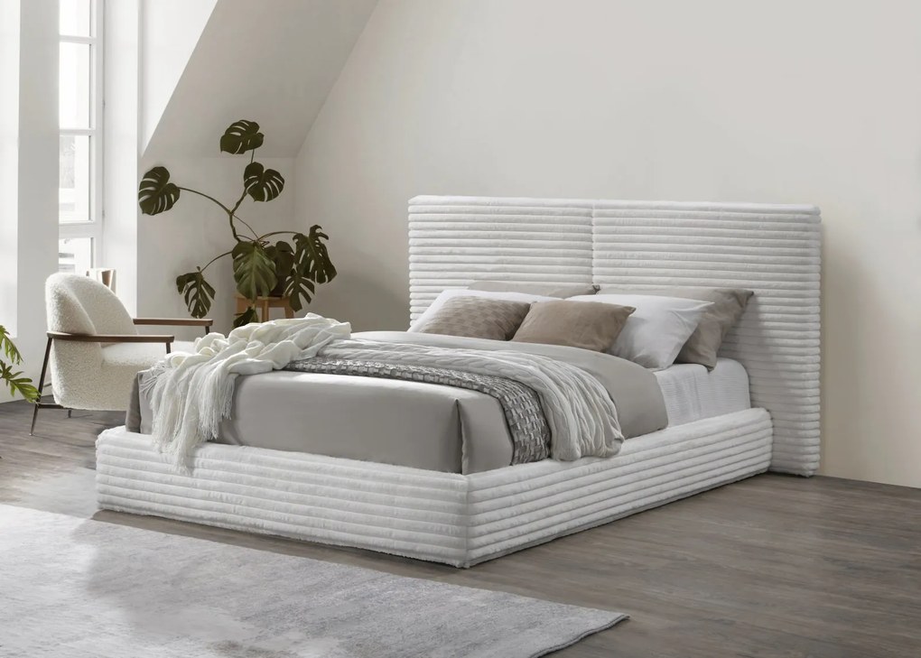 HALMAR MADERA postel 160 krémová