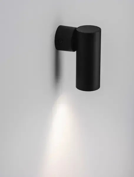 Designové nastěnné svítidlo Mor Černá