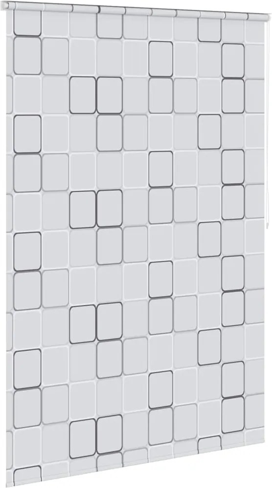 Sprchová roleta 140 x 240 cm čtvercový vzor 142850