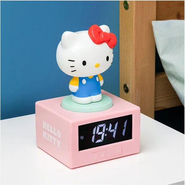 Budík Hello Kitty Vícebarevná