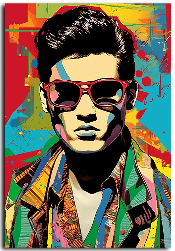 Obraz Elvis Presley Pop art Rozměr: 40 x 60 cm