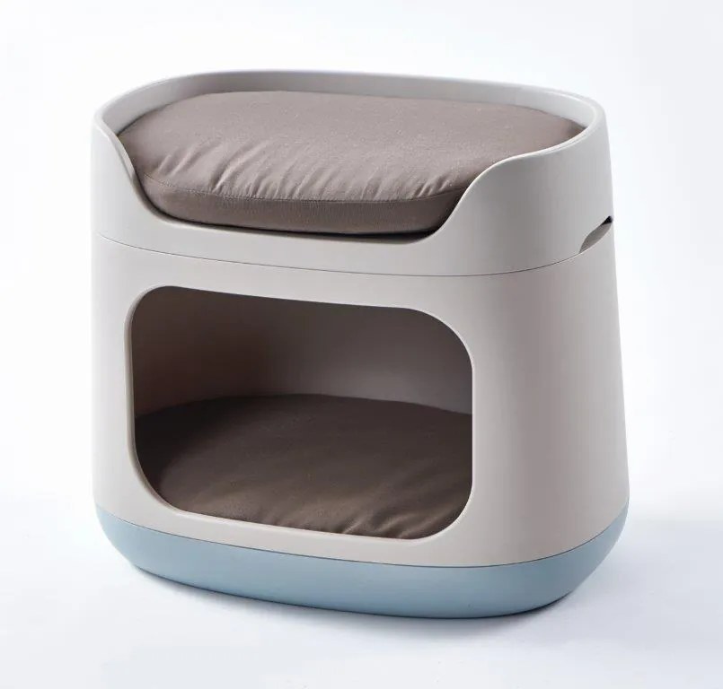 Pelech Curver Bunkbed 3 v 1 cappuccino/modrý