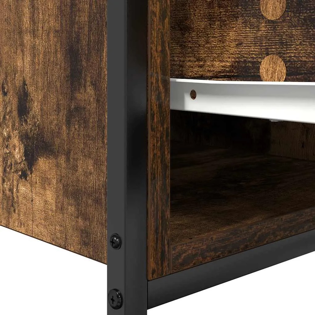 Koupelnová Skříňka S Umyvadlem A Zásuvkami Smoked Oak