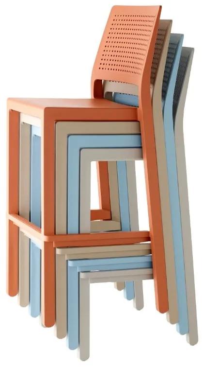 SCAB - Barová židle EMI vysoká - antracitová