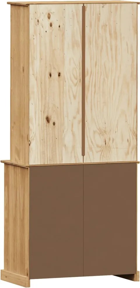 Příborník VIGO 78 x 40 x 175 cm masivní borové dřevo 3188304