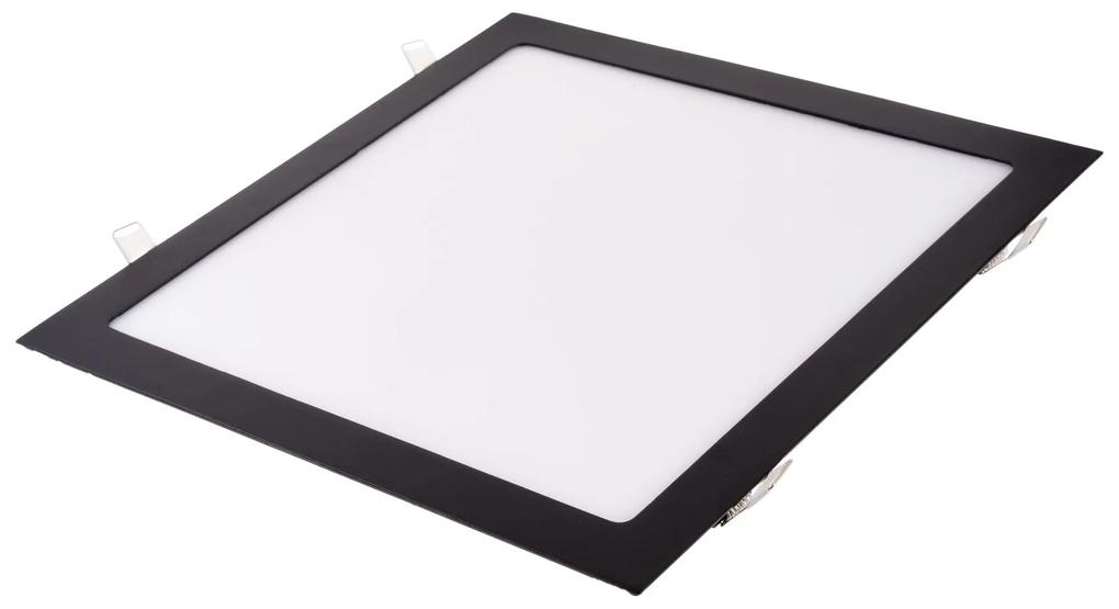 T-LED BSN24 LED panel 24W černý čtverec Denní bílá