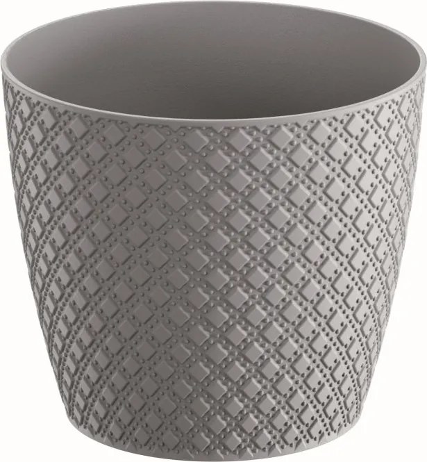 PRO Květináč ORIENT šedý kámen 18,9cm
