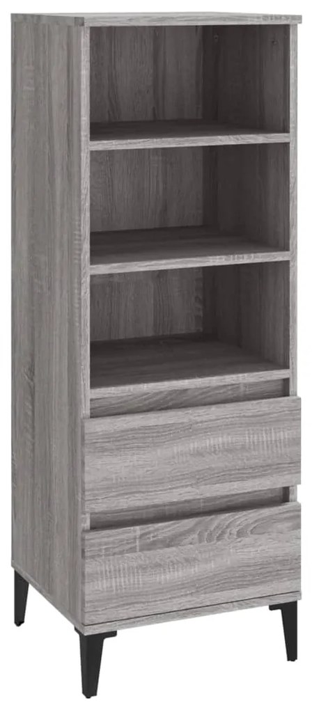 vidaXL Skříň highboard šedá sonoma 40 x 36 x 110 cm kompozitní dřevo