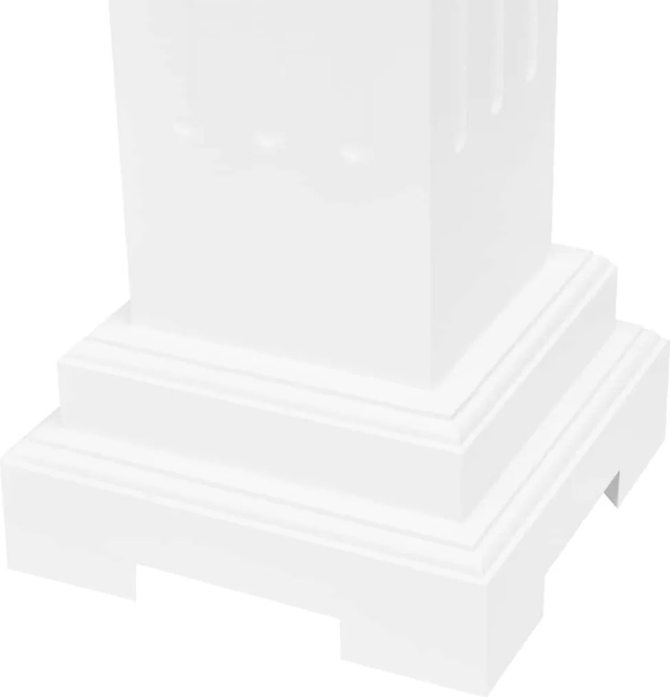 Klasický stojan na květiny, čtverhranný sloup MDF 241849