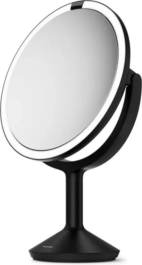 Kosmetické zrcadlo s osvětlením/zvětšovací (zvětšení 5x/zvětšení 10x) ø 25 cm Trio Max – simplehuman
