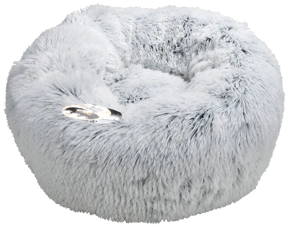 Bílý pelíšek pro psa ø 55 cm Fluffy Heather – Love Story