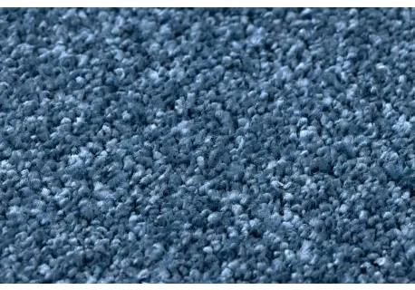 koberec, koberec metráž SANTA FE modrý 74 hladký, Jednotný jedn velikost 100x500 cm | krásné koberce cz