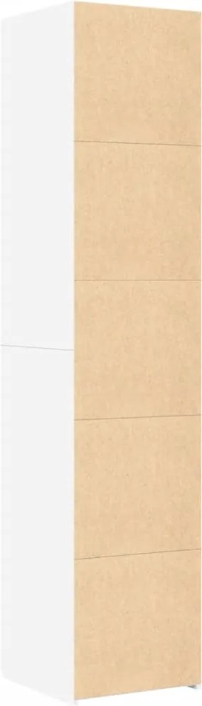 Skříň highboard bílá 40 x 42,5 x 185 cm kompozitní dřevo 3281399