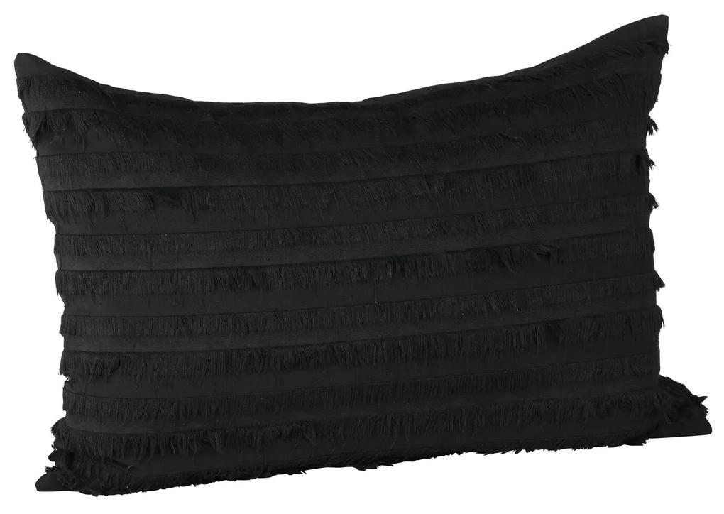 Povlak na polštář Edith, černý, 40x60