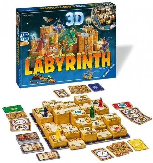 Společenská hra ravensburger 262793 labyrinth 3d