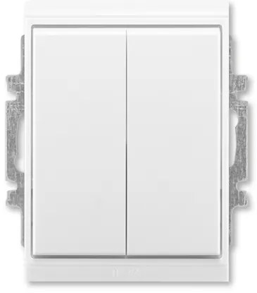 ABB Element,Time vypínač č.6+6 dvojitý IP44 bílá/ledová bílá 3558E-A52940 01