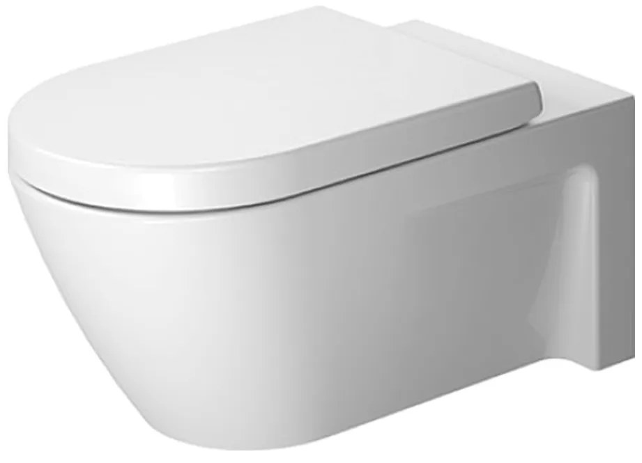 Duravit Starck 2 - Závěsné WC, 4.5 l, 375 x 620 mm, bílé 2533090000