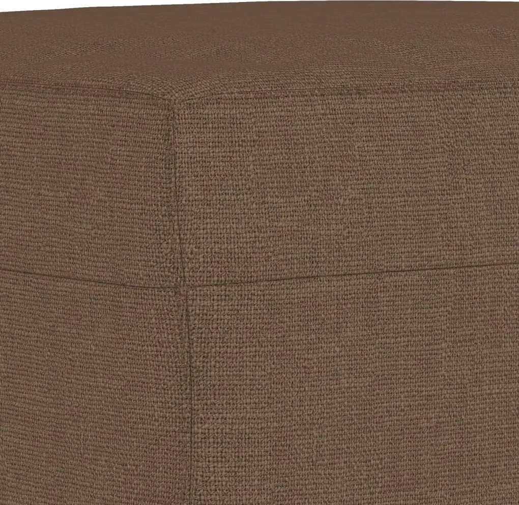 3dílná sedací souprava s poduškami hnědá textil 3201285