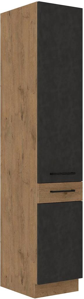 STL 40 cm skříňka vysoká dvoudveřová VIGO Barevné provedení kuchyně VIGO: Dub Lancelot / Matera