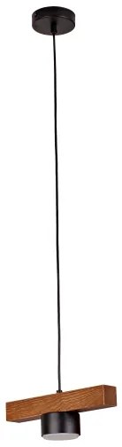 Duolla - Lustr na lanku IRONLINE 1xGX53/3W/230V borovice dub/černá