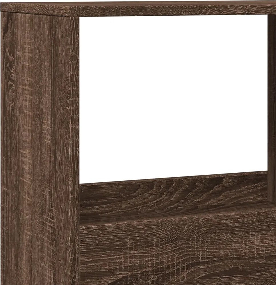 Knihovna hnědý dub 100 x 33 x 155,5 cm kompozitní dřevo 3309399
