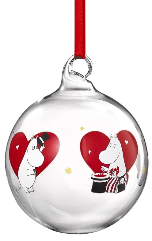 Vánoční ozdoba Moomin Heart 9cm