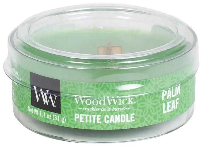 WoodWick - vonná svíčka Petite, Palmový list 31g