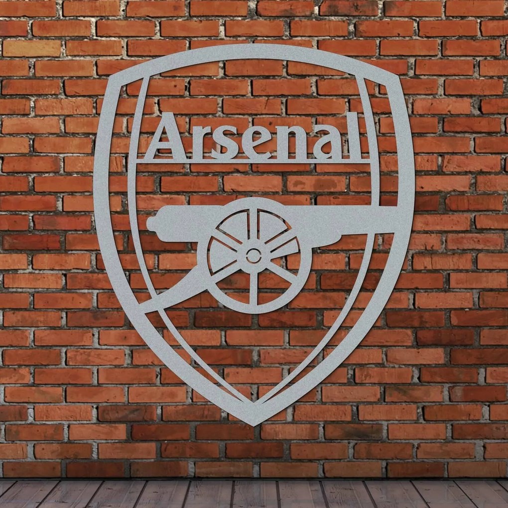 DUBLEZ | Logo fotbalového klubu ze dřeva - Arsenal | Obraz