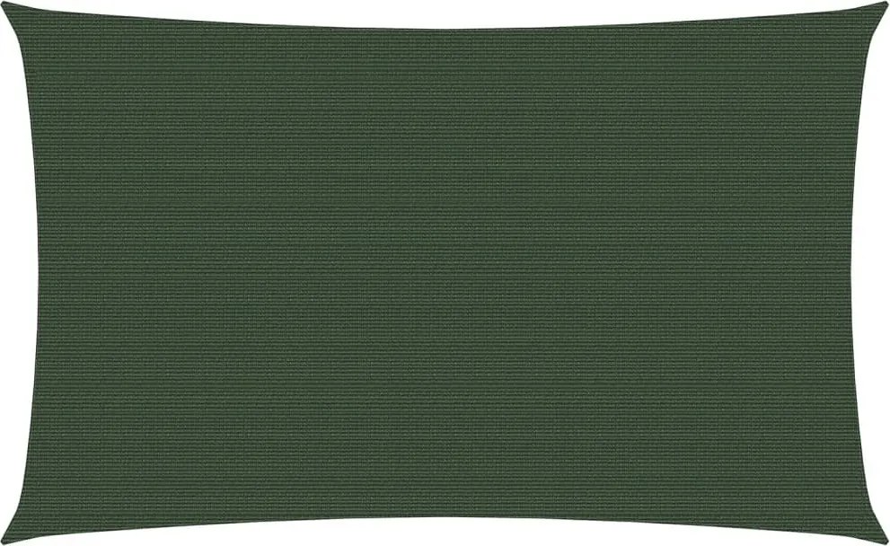 vidaXL Plachta proti slunci 160 g/m² obdélník 3 x 6 m HDPE [311625] Barva: Tmavě zelená
