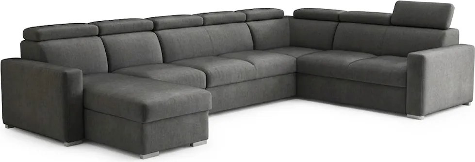 Sedací souprava PEDRO U | 170x380x250 | rozkládací + 3x úložný prostor | VÝBĚR TKANIN