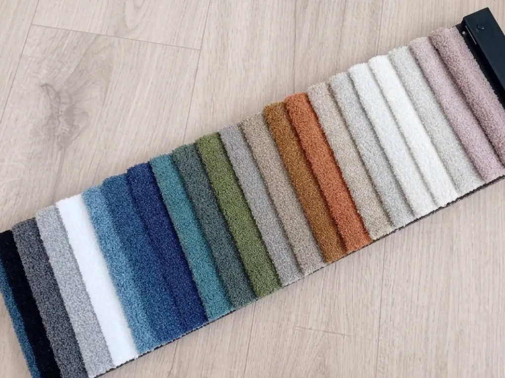 Vzorník látek pro nástěnné čalouněné panely BOUCLÉ