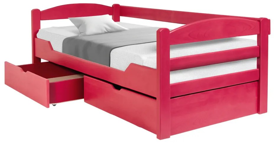 Postel z masivu K1 SOFA 90 - buk Modrá