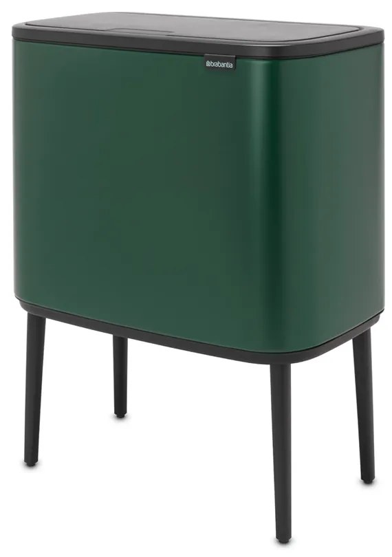 Brabantia BO Touch Bin 3 x 11 L tmavě zelená 304200