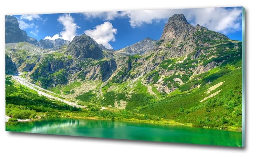Wallmuralia Foto-obrah sklo tvrzené Jezero v horách 100x50