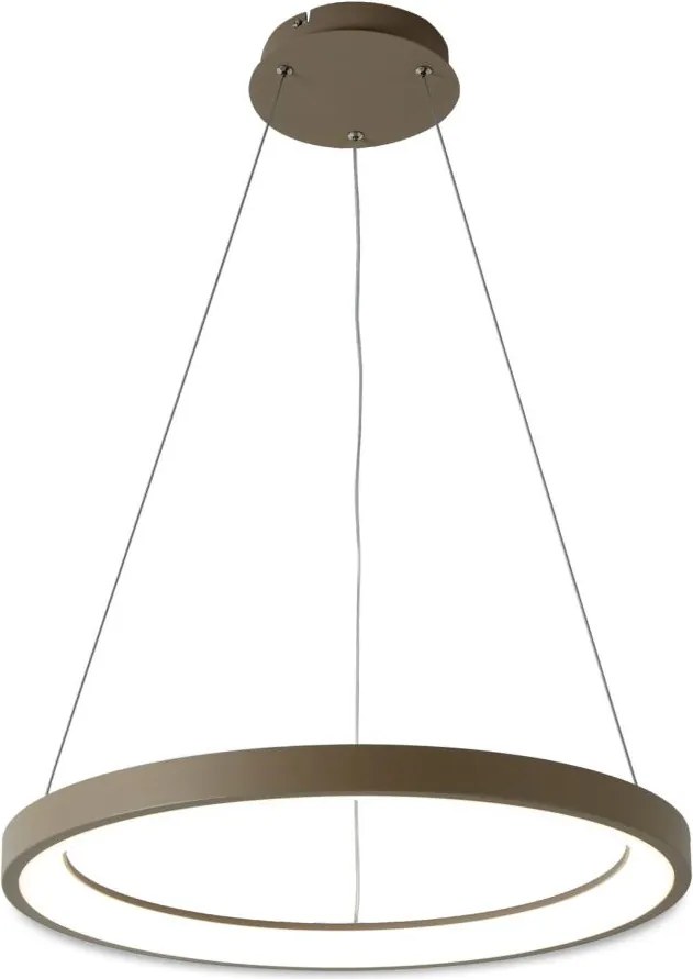 BRILAGI - LED Stm lustr na lanku FALCON SLIM LED/42W/230V pr. 50 cm béžová + DO